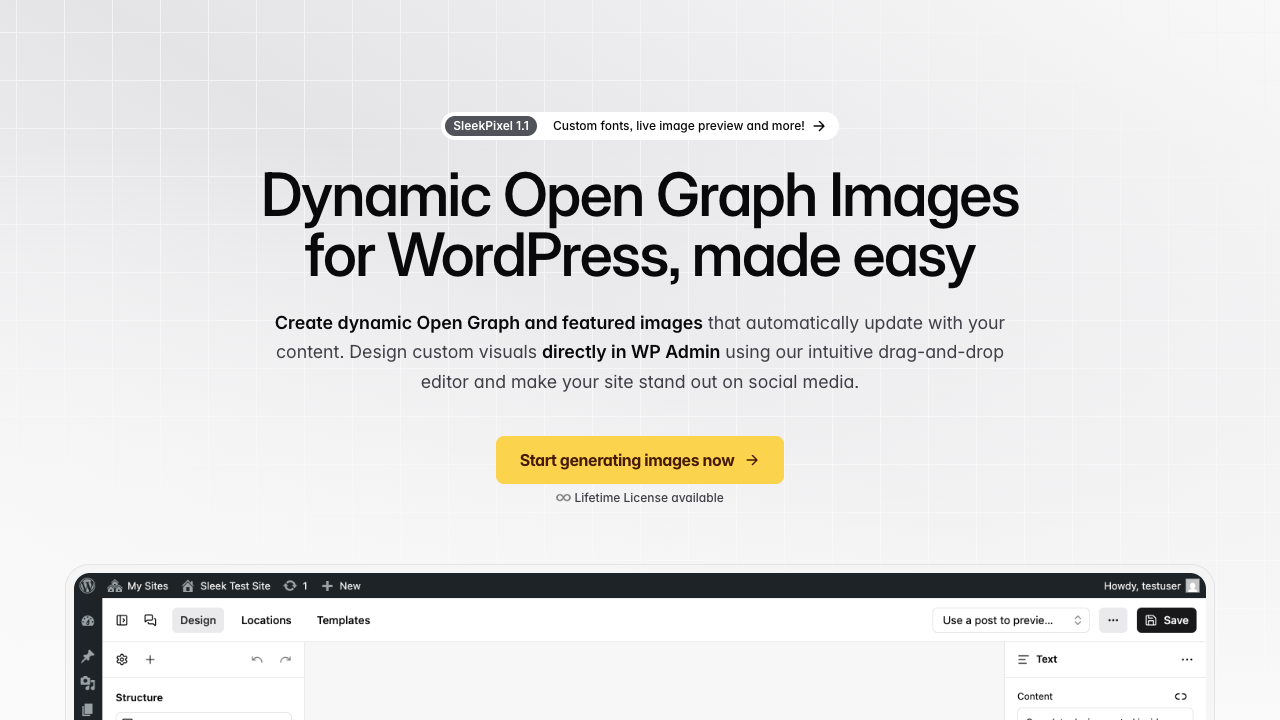 SleekPixel – Dynamic Open Graph Images for WordPress, made easy | The interconnected product ...